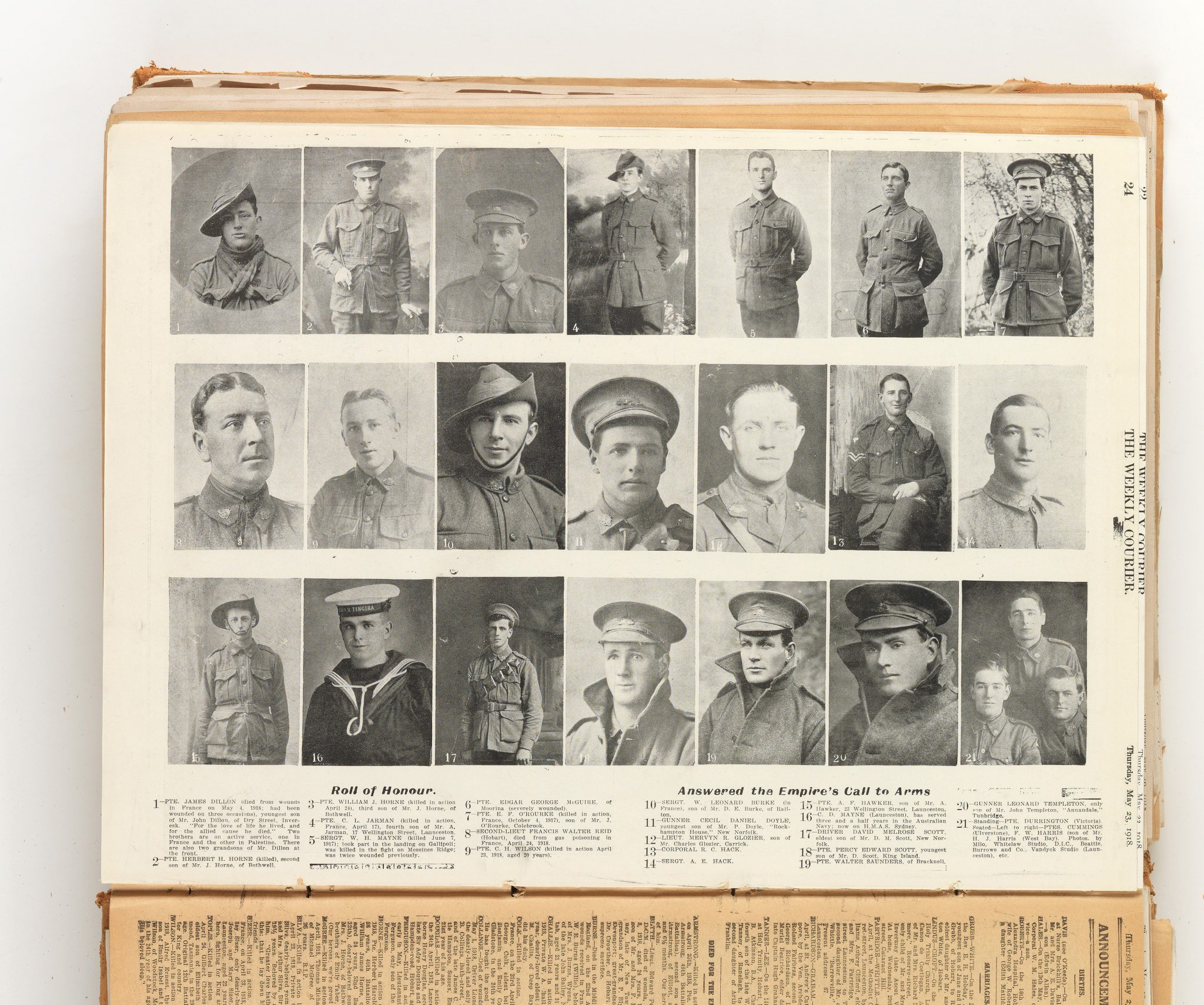 Private James Dillon | Sir John Monash Centre