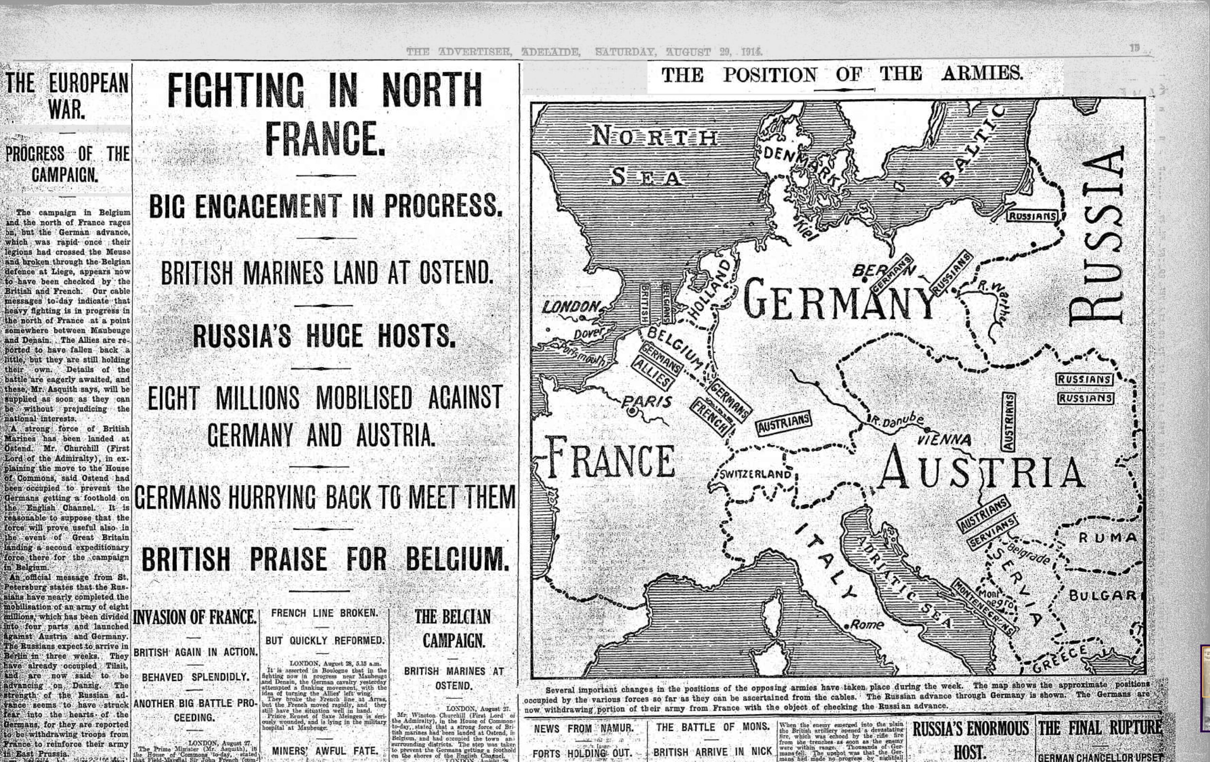 How did the war begin? | Sir John Monash Centre